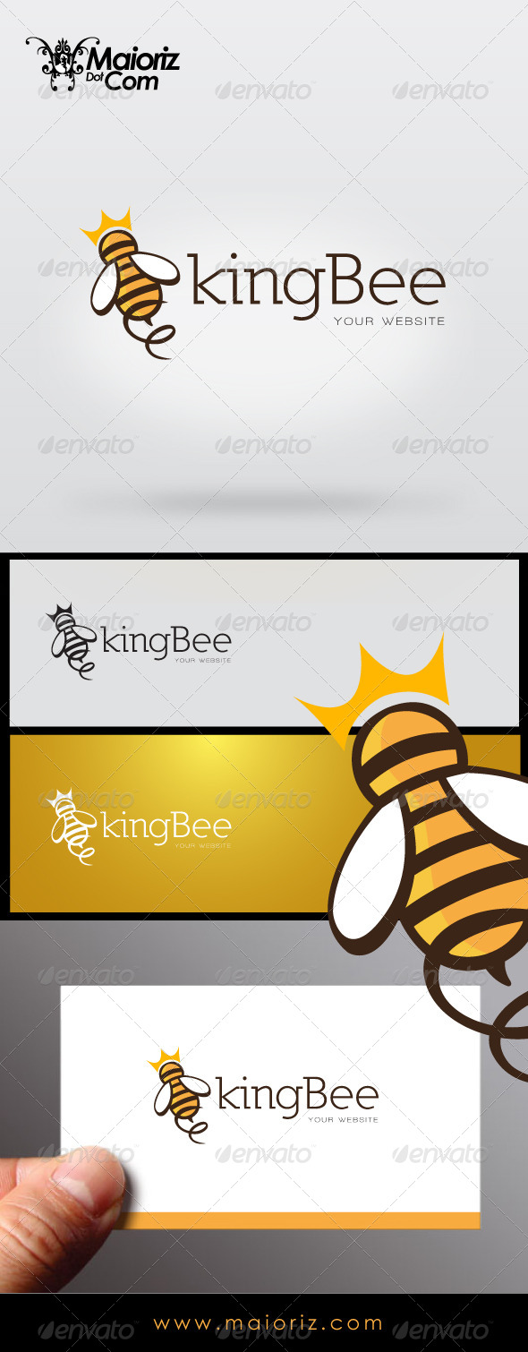 King Bee Logo Template by maioriz | GraphicRiver