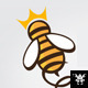 King Bee Logo Template, Logo Templates | GraphicRiver