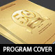 Pastor Golden Anniversary Program Cover Template, Print Templates ...