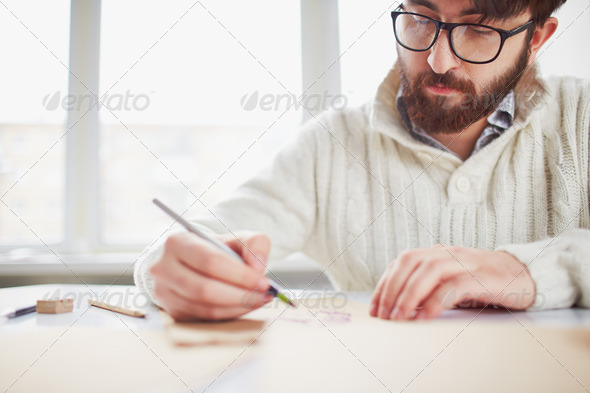 Man drawing Stock Photo by Pressmaster | PhotoDune
