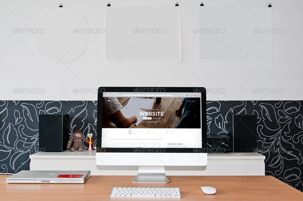 Display Screen Web Mock-Up, Graphics | GraphicRiver