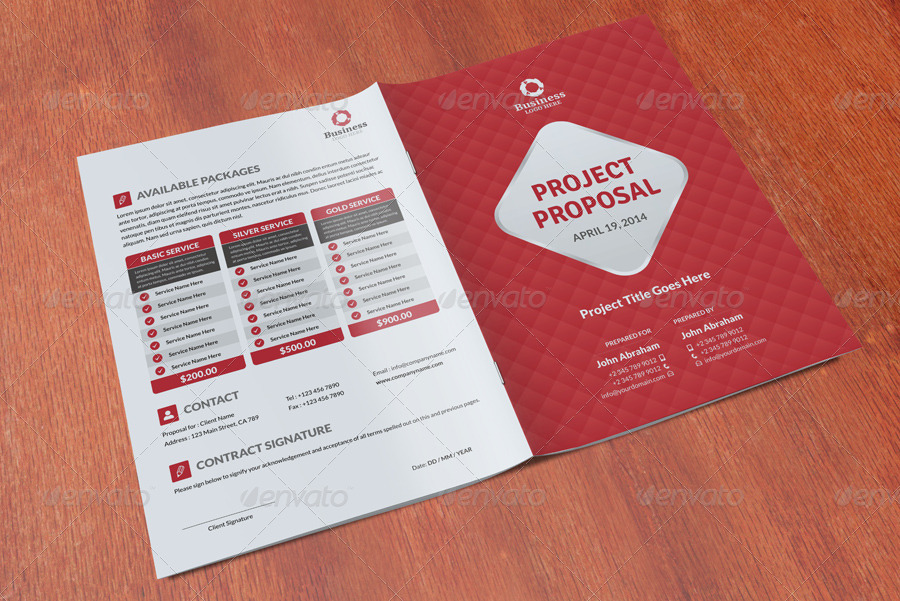 Proposal, Stationary & Invoice Design Template, Print Templates ...