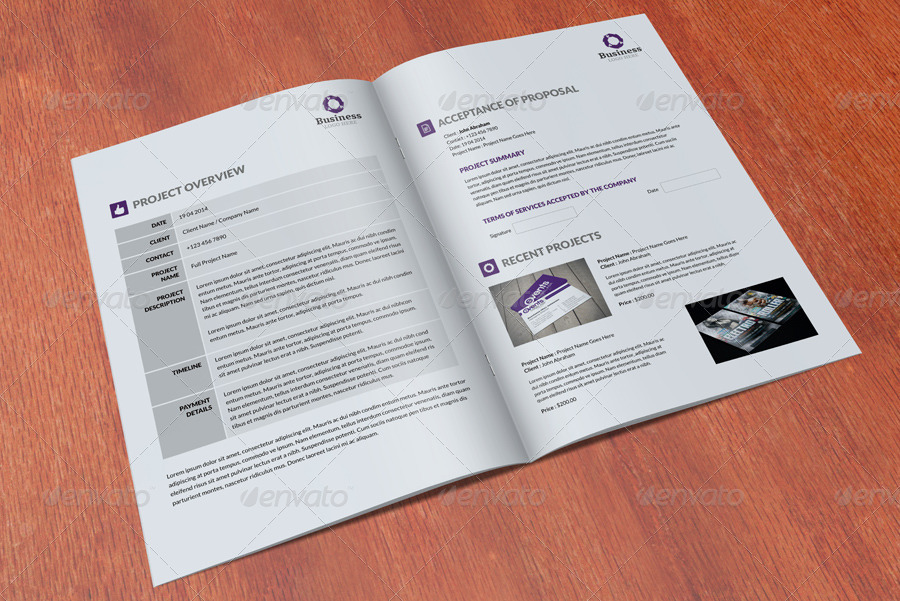 Proposal, Stationary & Invoice Design Template, Print Templates ...