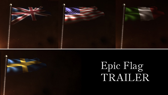 Epic Flag Trailer, After Effects Project Files | VideoHive