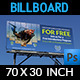 Diving Billboard Template, Print Templates | GraphicRiver