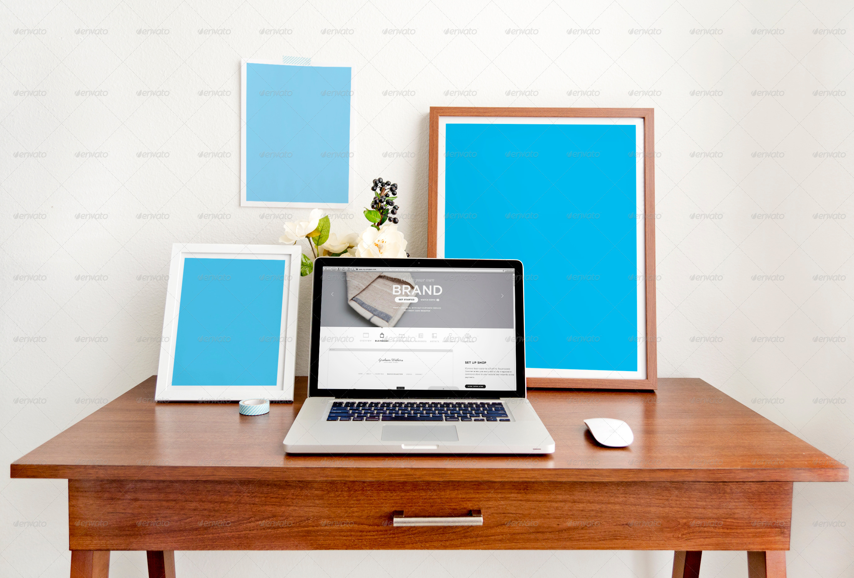 Display Poster Workspace Mock-Up, Graphics | GraphicRiver