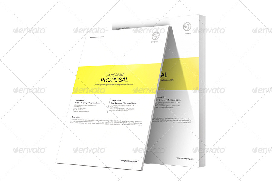Gstudio Panorama Proposal Template, Print Templates | GraphicRiver