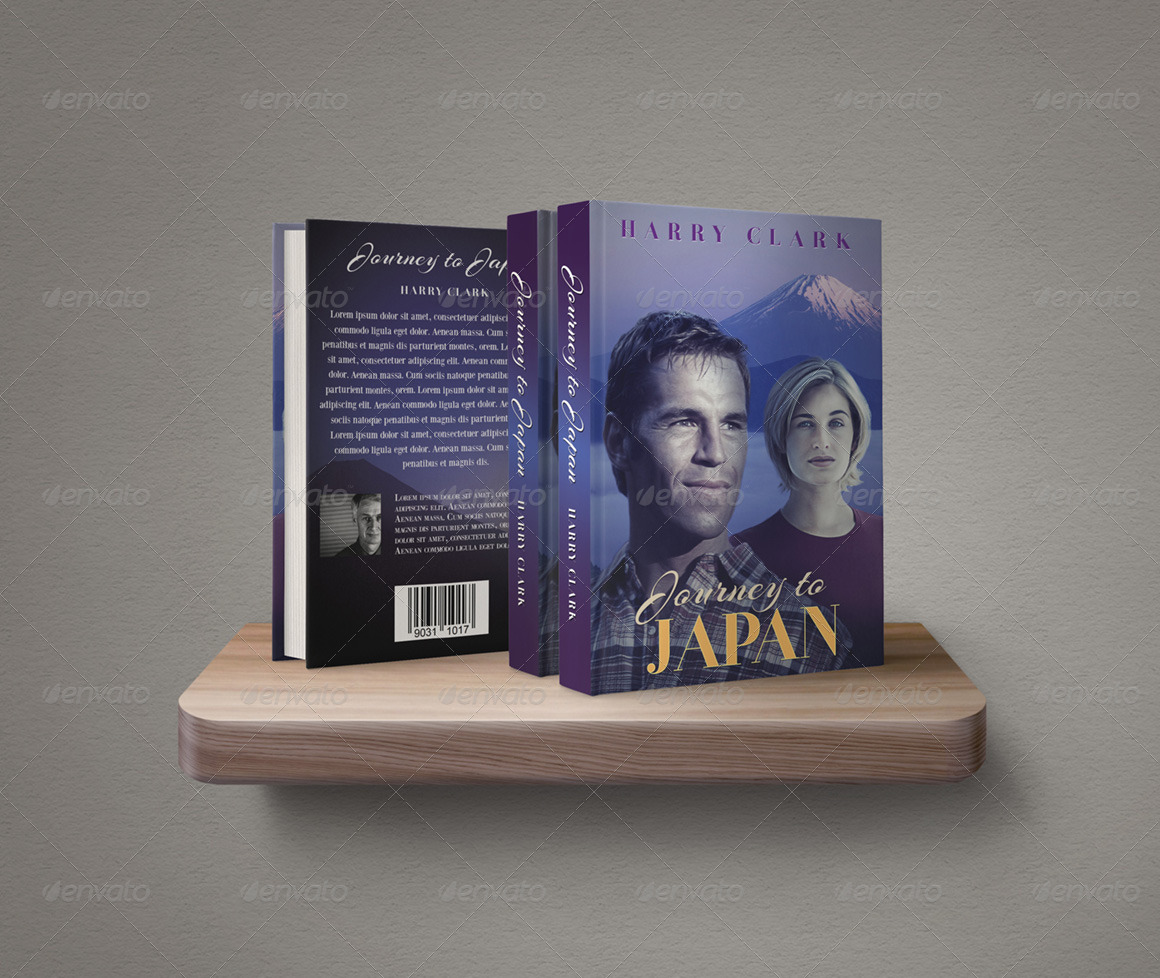 Journey to Japan - Book Cover Template, Print Templates | GraphicRiver