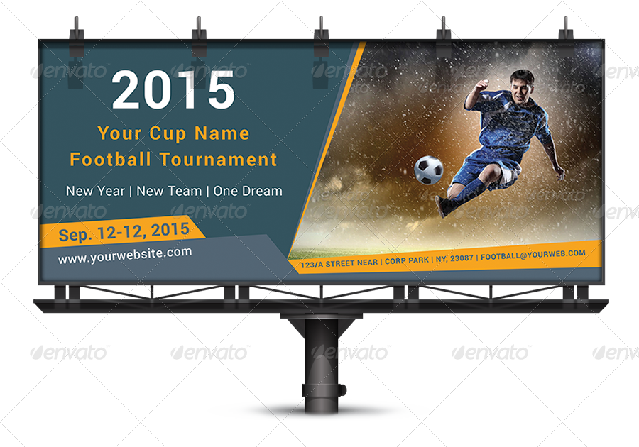 Sports Business Billboard | Volume 1, Print Templates | GraphicRiver