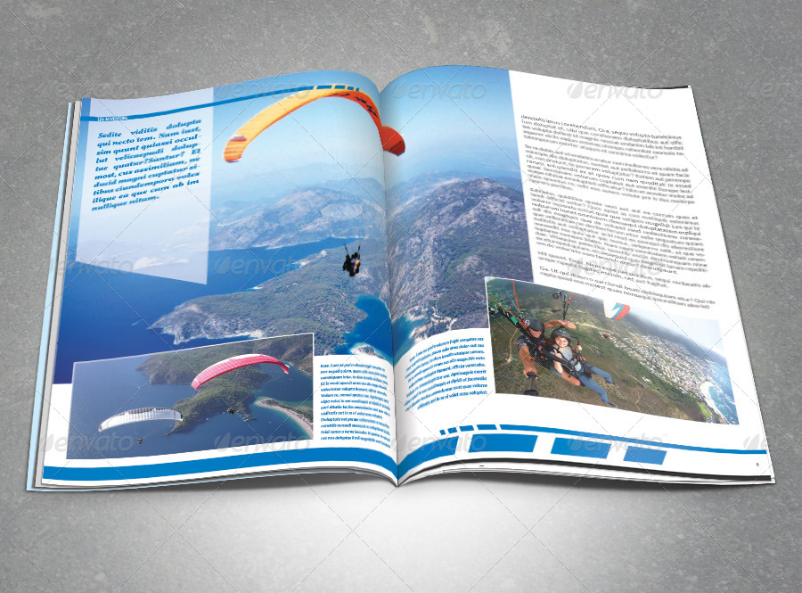 Adventure Magazine Template, Print Templates | GraphicRiver