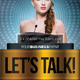 Let's Talk! A3 Poster Design Template., Print Templates | GraphicRiver