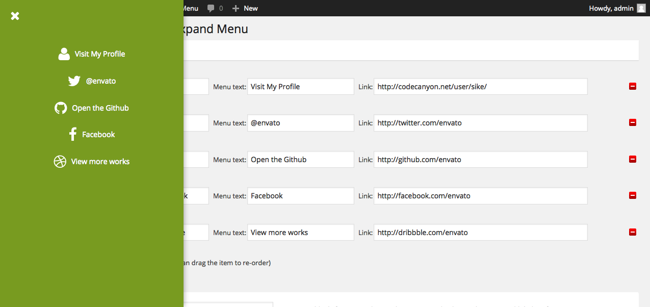 Responsive Expand Hamburger Menu Wordpress Plugin By Sike Codecanyon