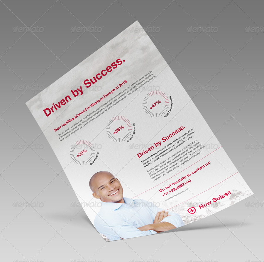 Suisse Corporate Advert / US Letter / A4 v1, Print Templates | GraphicRiver