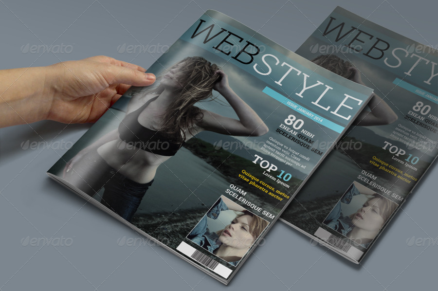 Web Style Magazine Template, Print Templates | GraphicRiver