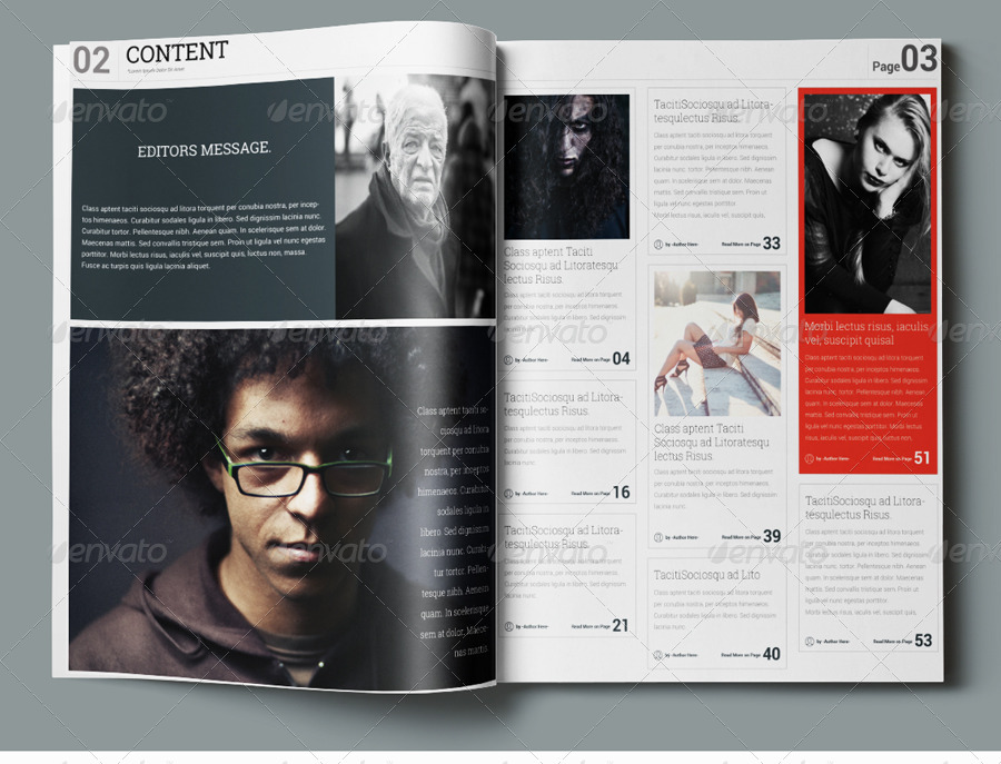 Web Style Magazine Template, Print Templates | GraphicRiver