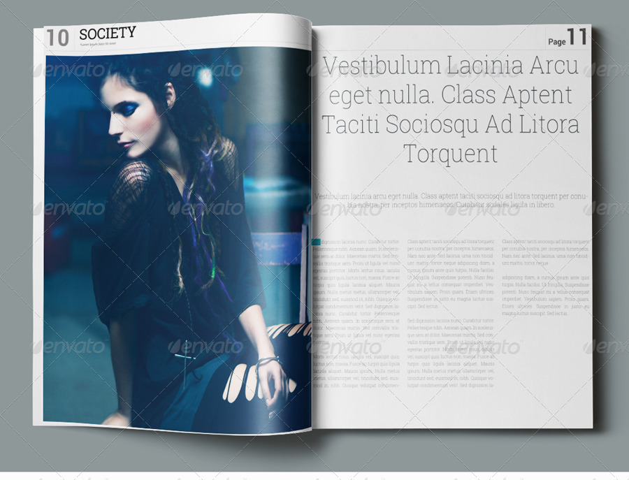 Web Style Magazine Template, Print Templates | GraphicRiver