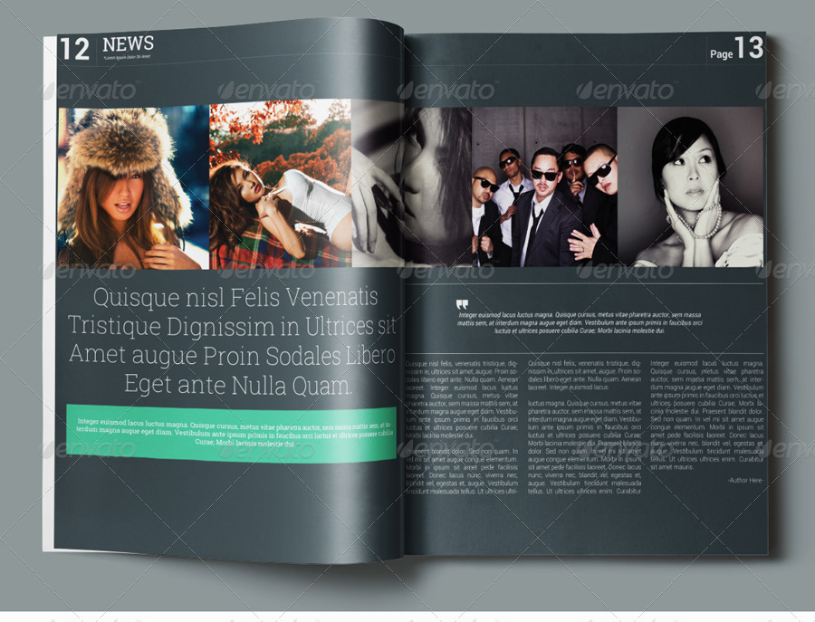 Web Style Magazine Template, Print Templates | GraphicRiver