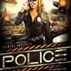 Police Party Flyer, Print Templates | GraphicRiver