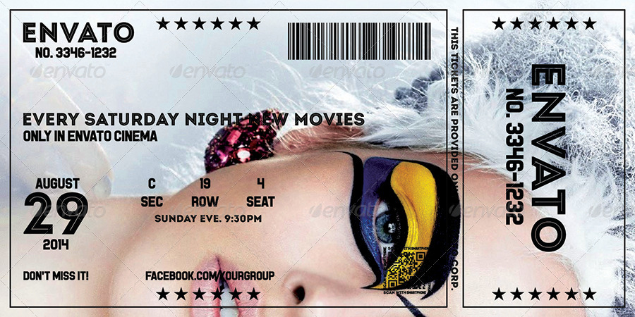 Elegant multipurpose event ticket, Print Templates | GraphicRiver