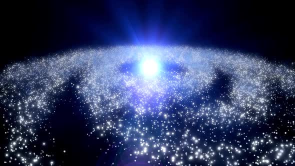 Spiral galaxy, animation of Milky Way 4k, Motion Graphics | VideoHive