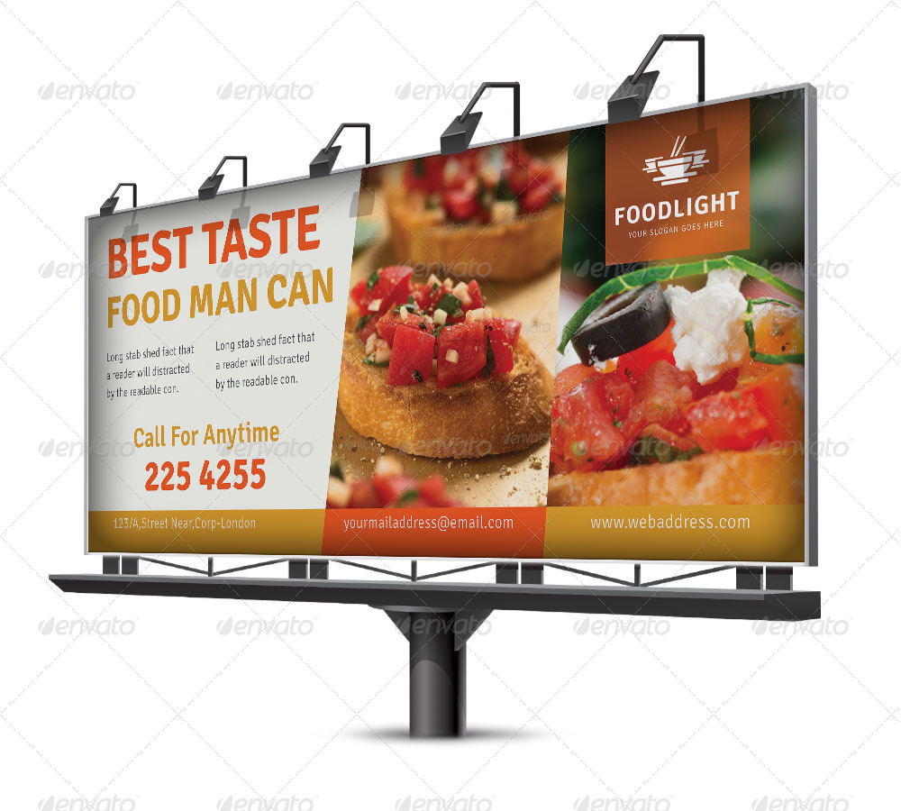 Restaurant Business Billboard | Volume 8, Print Templates | GraphicRiver