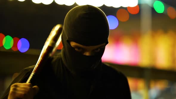 Thug Bat Balaclava, Stock Footage | VideoHive