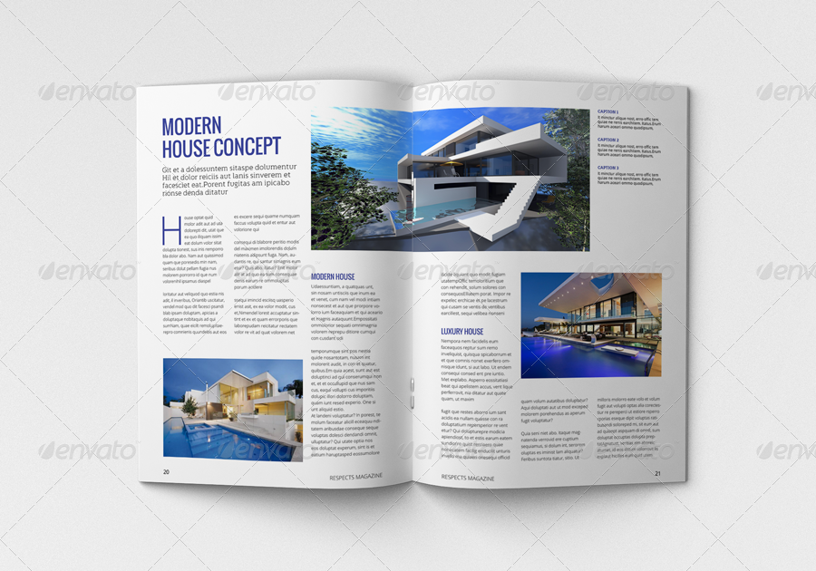 InDesign Magazine Template, Print Templates | GraphicRiver