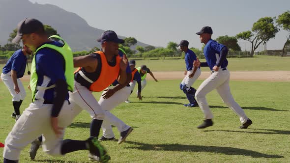 Baseball players training, Stock Footage | VideoHive