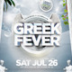 Greek Fever Flyer Template, Print Templates | GraphicRiver