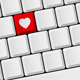 Keyboard with Heart Button, Vectors | GraphicRiver