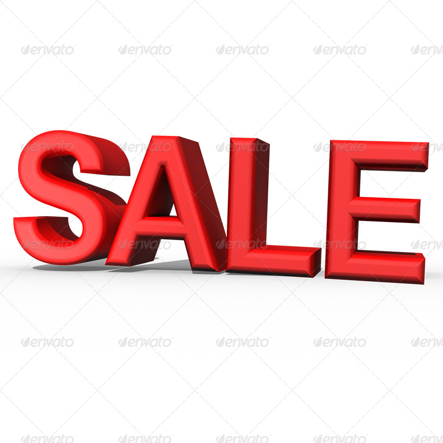3D Renders - Sale Signs, Graphics | GraphicRiver