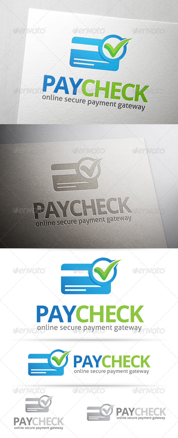 Payment Check Logo by orsted46 | GraphicRiver