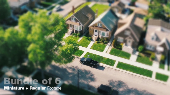 Houses From Above, Stock Footage | VideoHive