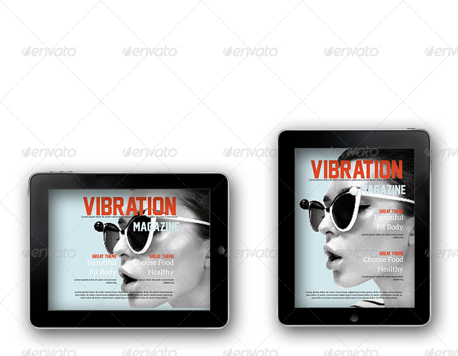 iPad & Tablet Vibration Magazine, ePublishing | GraphicRiver