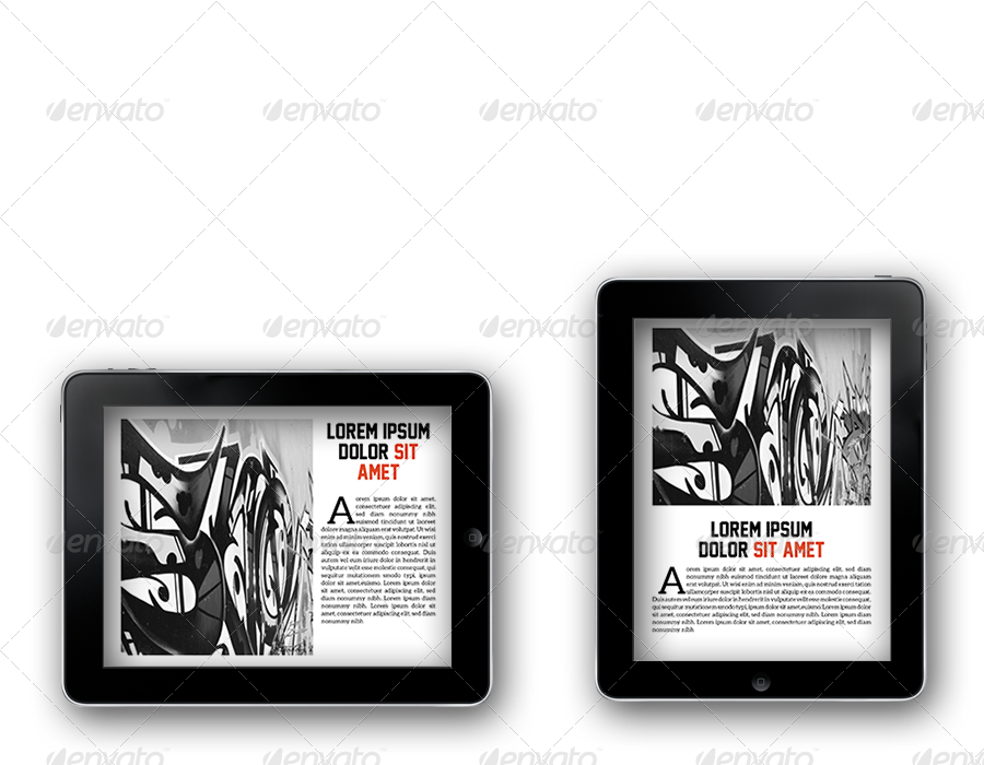 iPad & Tablet Vibration Magazine, ePublishing | GraphicRiver