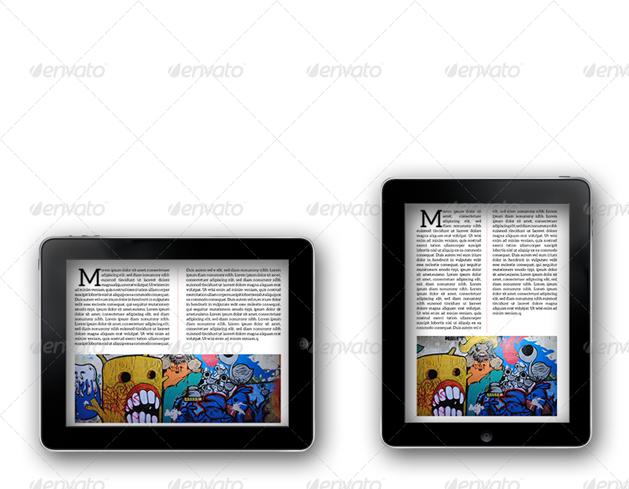 iPad & Tablet Vibration Magazine by crew55design | GraphicRiver