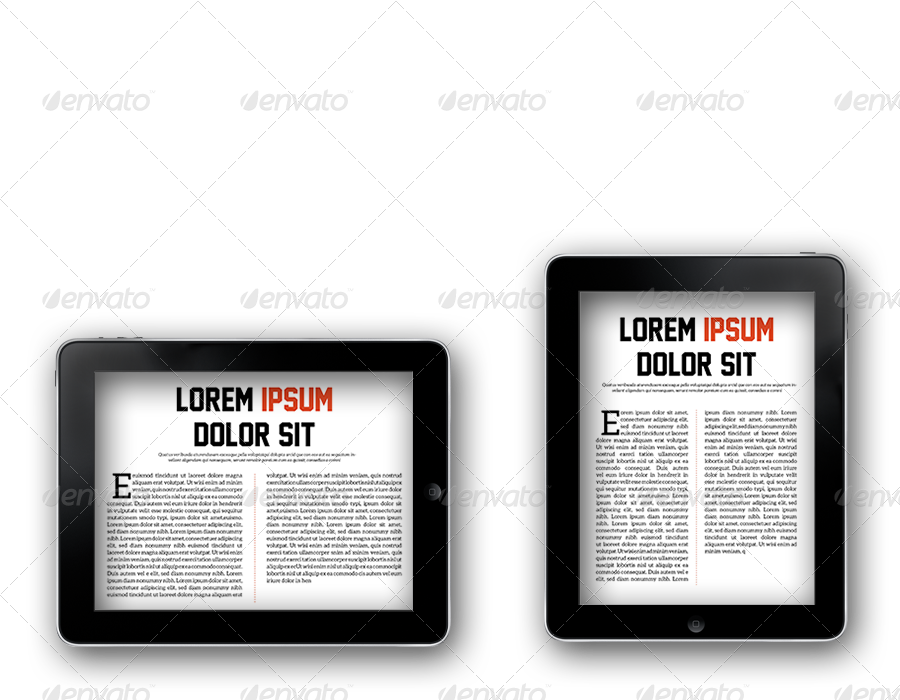 iPad & Tablet Vibration Magazine by crew55design | GraphicRiver