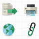 Toolbar Website Icons, Icons | GraphicRiver