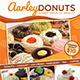 Donuts Menu Flyer, Print Templates | GraphicRiver