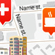 City Map Tag-Icons, Vectors | GraphicRiver