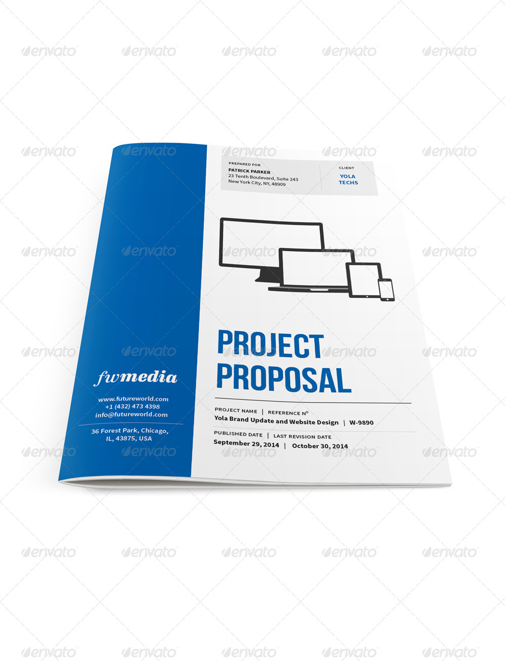 Project Proposal Template, Print Templates | GraphicRiver