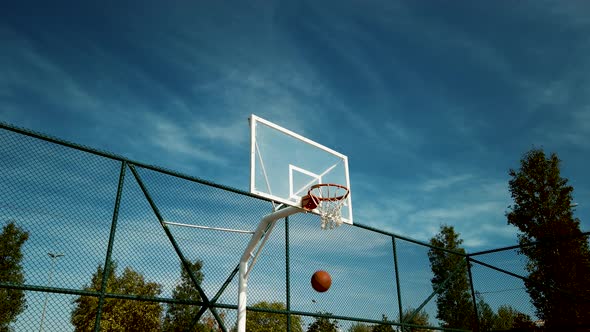 basketball air ball shot slow motion, Stock Footage | VideoHive