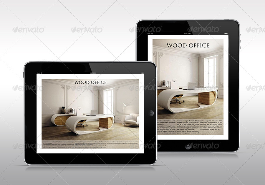 Tablet Modern Architecture Magazine Template, ePublishing | GraphicRiver