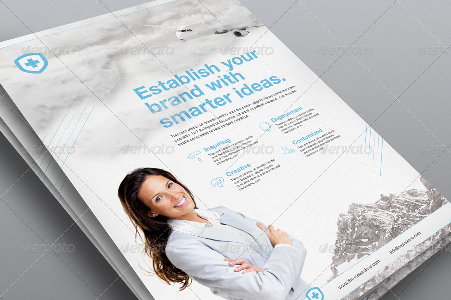 Suisse Corporate Advert / US Letter / A4 v3, Print Templates | GraphicRiver