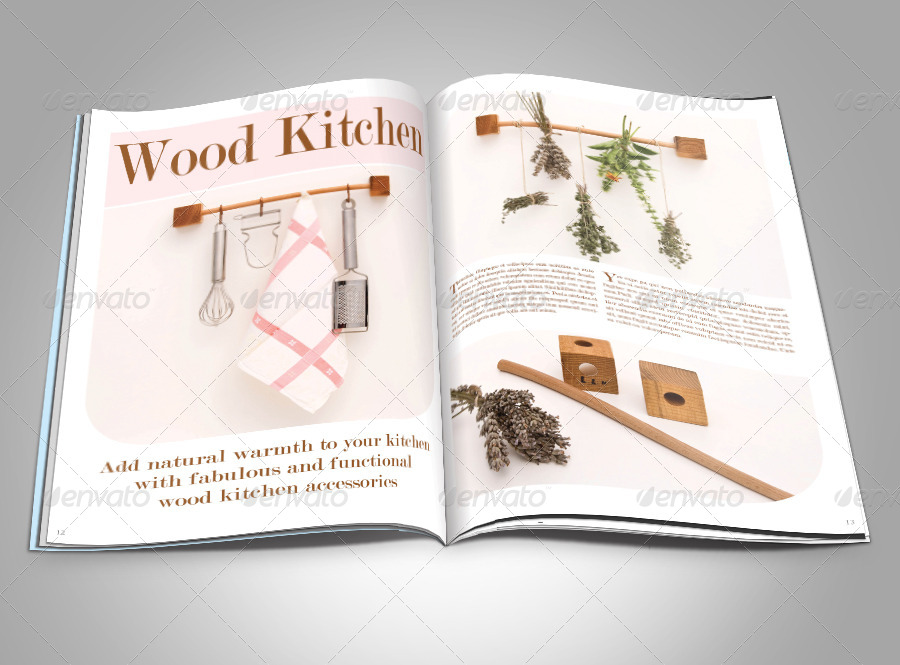 Home Magazine Template, Print Templates | GraphicRiver