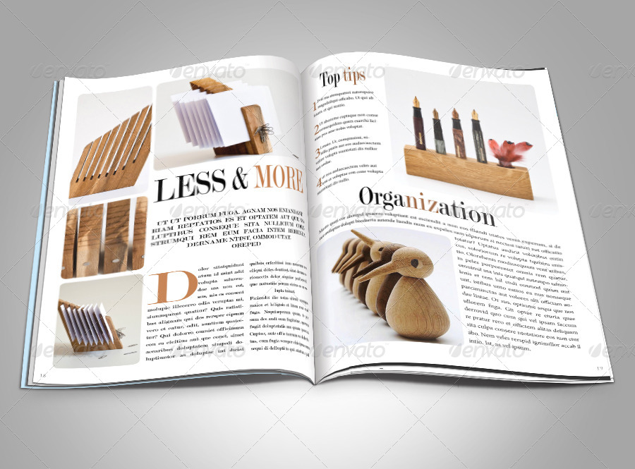 Home Magazine Template, Print Templates | GraphicRiver