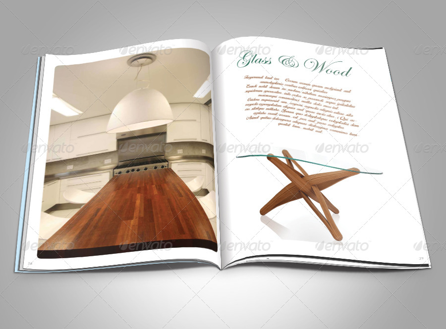 Home Magazine Template, Print Templates | GraphicRiver