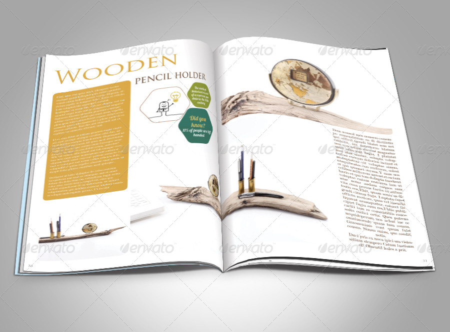 Home Magazine Template, Print Templates | GraphicRiver