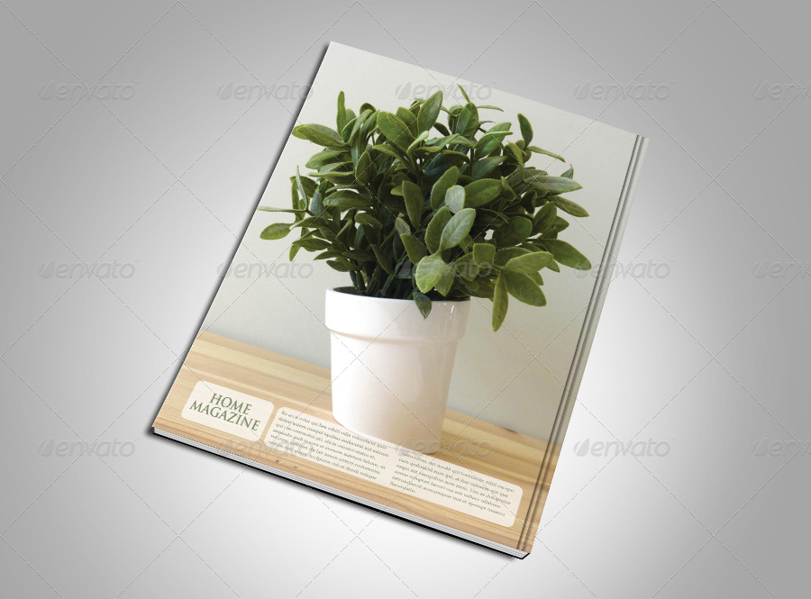 Home Magazine Template, Print Templates | GraphicRiver