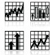 Stock Market Analysis Chart and Graph Icons Set , Vectors | GraphicRiver